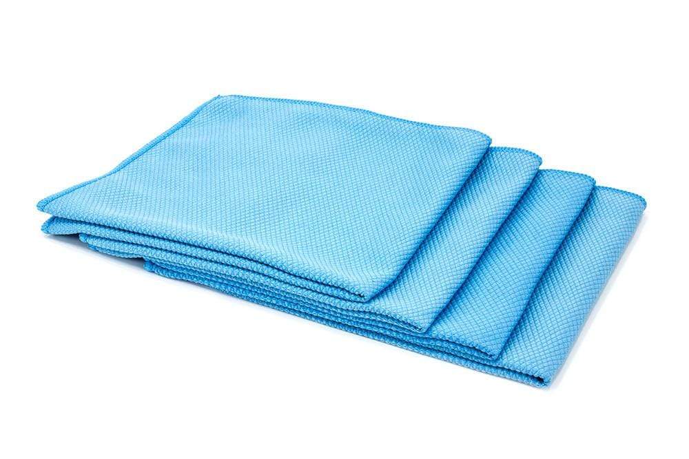 Autofiber Diamond Glass Microfiber Window Towel - 16in x 16in 300GSM 4